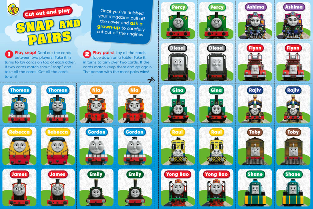 Thomas & Friends Snap and Pairs Activity - Story House Egmont